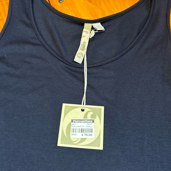 Comfy USA | Tops | New Comfy Usa S Navy Blue Tank Top Tunic Mini ...